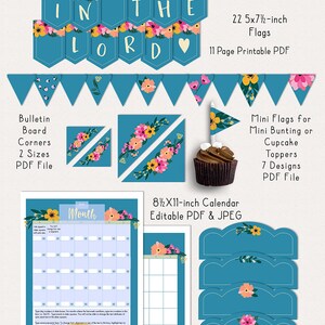 2022 Trust in the Lord Bulletin Board Pack, LDS Young Women Youth Theme ...