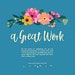 2021 LDS Youth Theme A Great Work Posters: 4.25x5.5 4x6 5x7 - Etsy