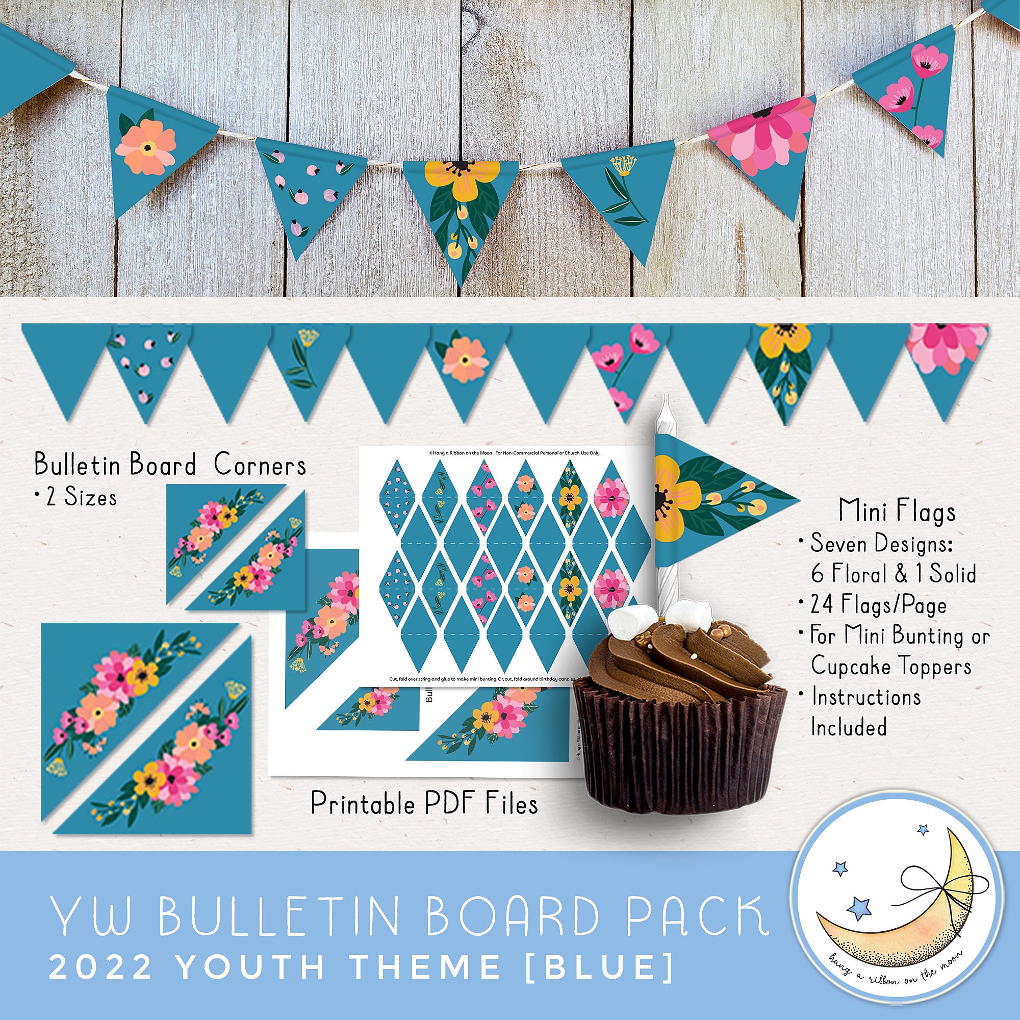 2022 Trust in the Lord Bulletin Board Pack, LDS Young Women Youth Theme ...