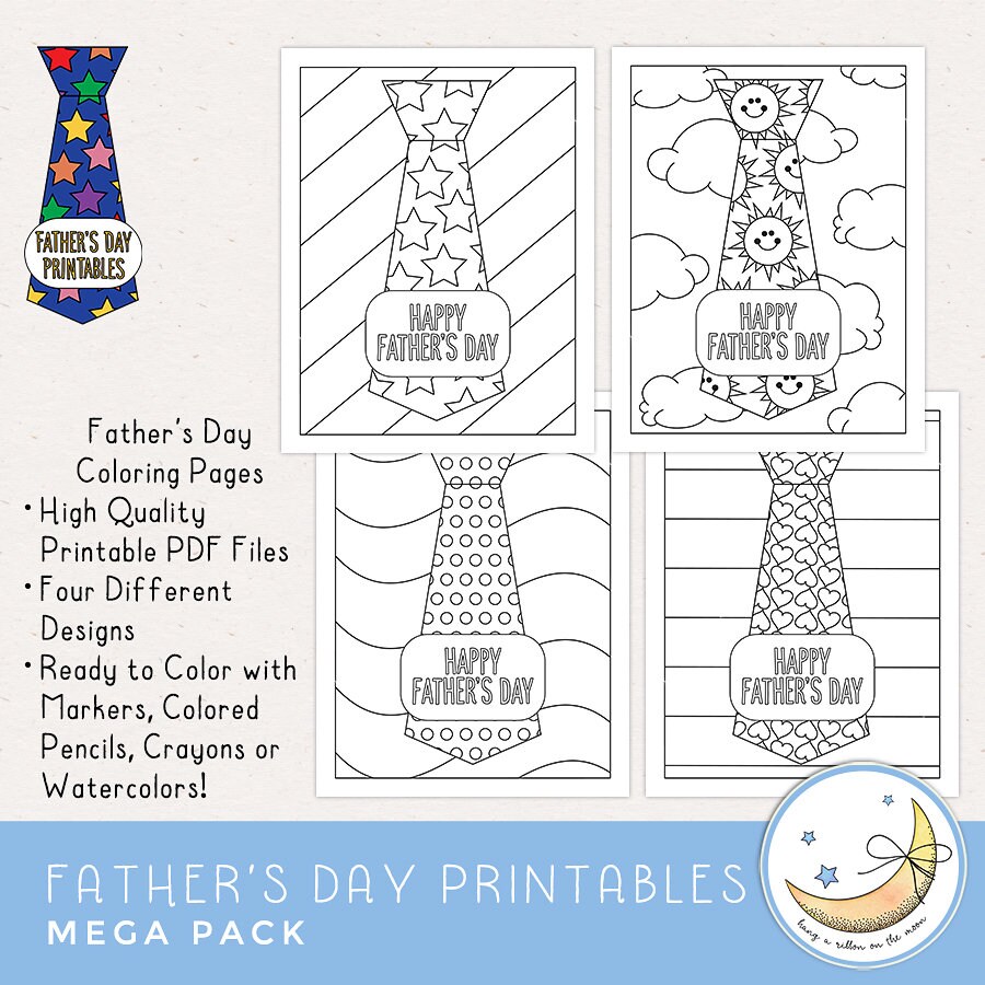 Father's Day Printable Mega Pack: Father's Day Craft - Etsy