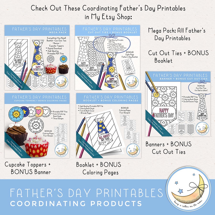 Father's Day Printable Mega Pack: Father's Day Craft - Etsy