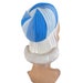 PRISTINE 1960s Shades of Blue Color Block Turban Toque Hat Vintage Blue ...