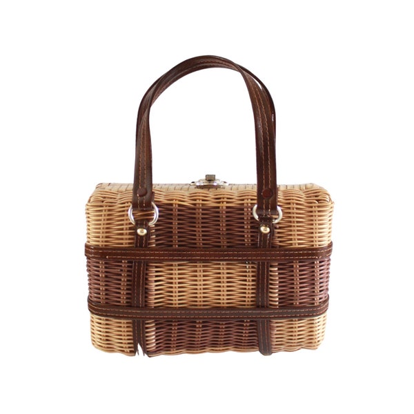 Wicker Handbag - Etsy