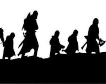 Middle Earth Trail Club Vinyl Decal LOTR Decal, LOTR Sticker, Lord of ...