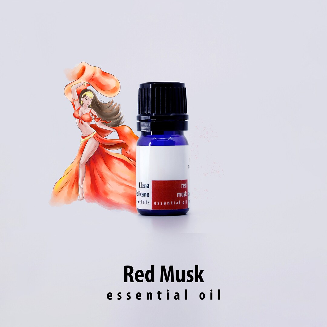 Red Musk Essential Oil, 100% Pure, 2ml and 5ml, Egyptian Genuine Red ...