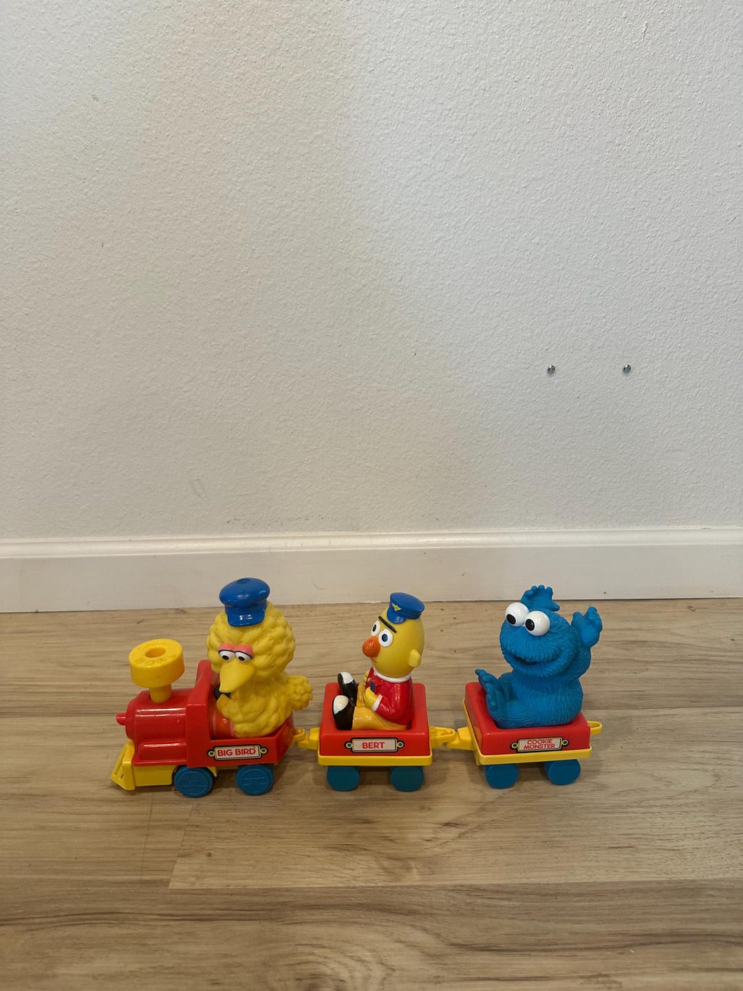 Vintage Sesame Street Train | Hand Crank Train | Big Bird | Bert ...