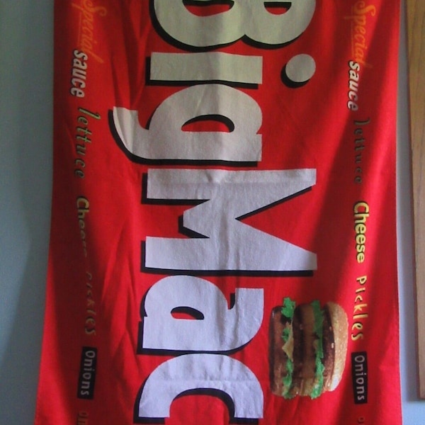 Mcdonalds Bath Towel - Etsy