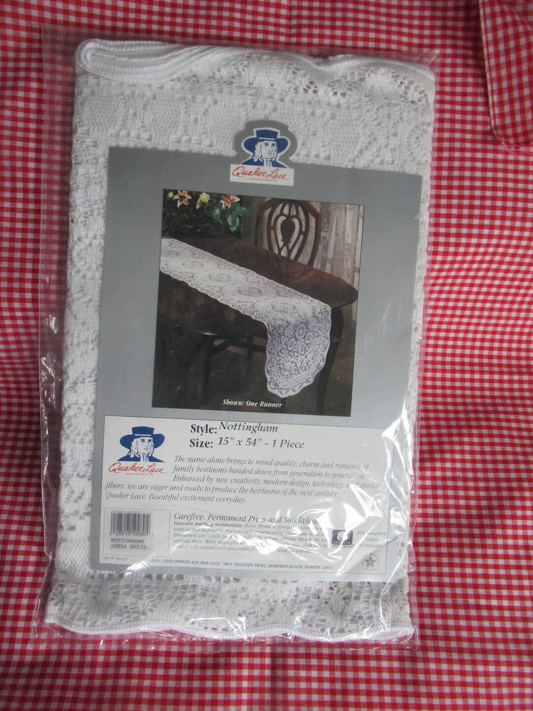 Vintage Table Runner White Lace Table Runner Nottingham Lace - Etsy