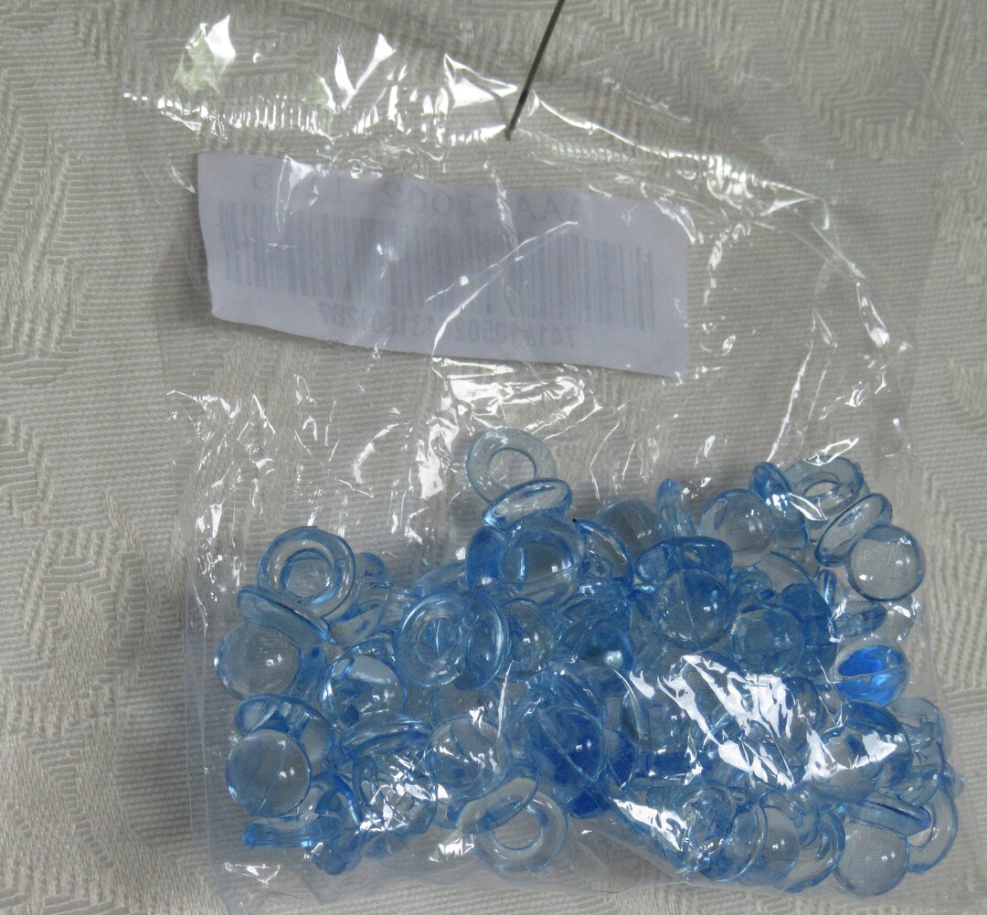 24 Small Plastic Pacifiers Baby Party Favors 3/4 Baby - Etsy