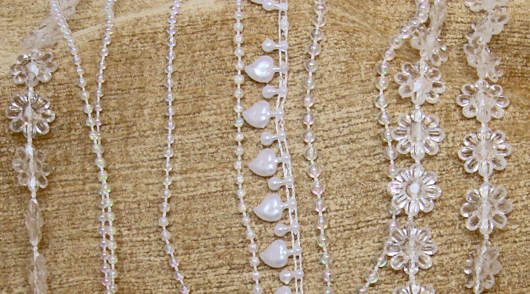 Different Styles and Sizes of Fused Bead Strings, Hearts Beads, Round ...