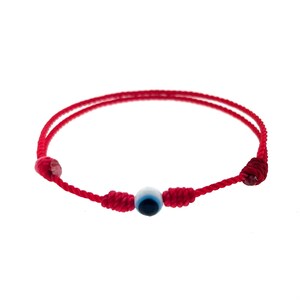 Evil Eye Red Bracelet ,adjustable Red Bracelet Handmade - Etsy