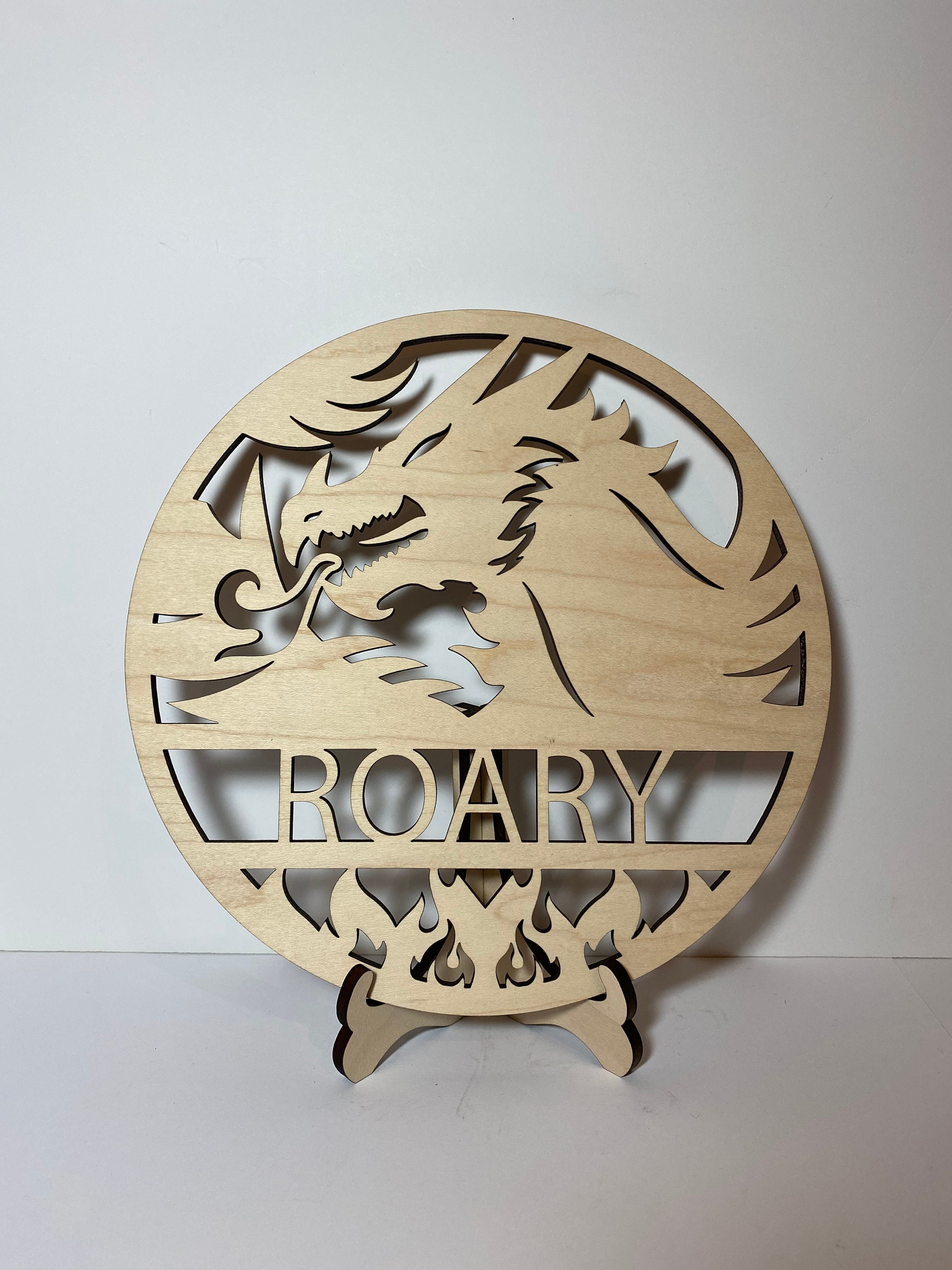 Personalized Dragon Sign, Personalized Wood Sign Home Decor, Customized ...