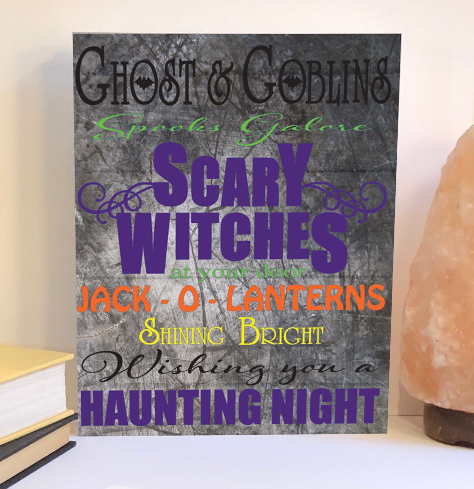 Ghost and Goblins Halloween Decor Halloween Wood Sign - Etsy