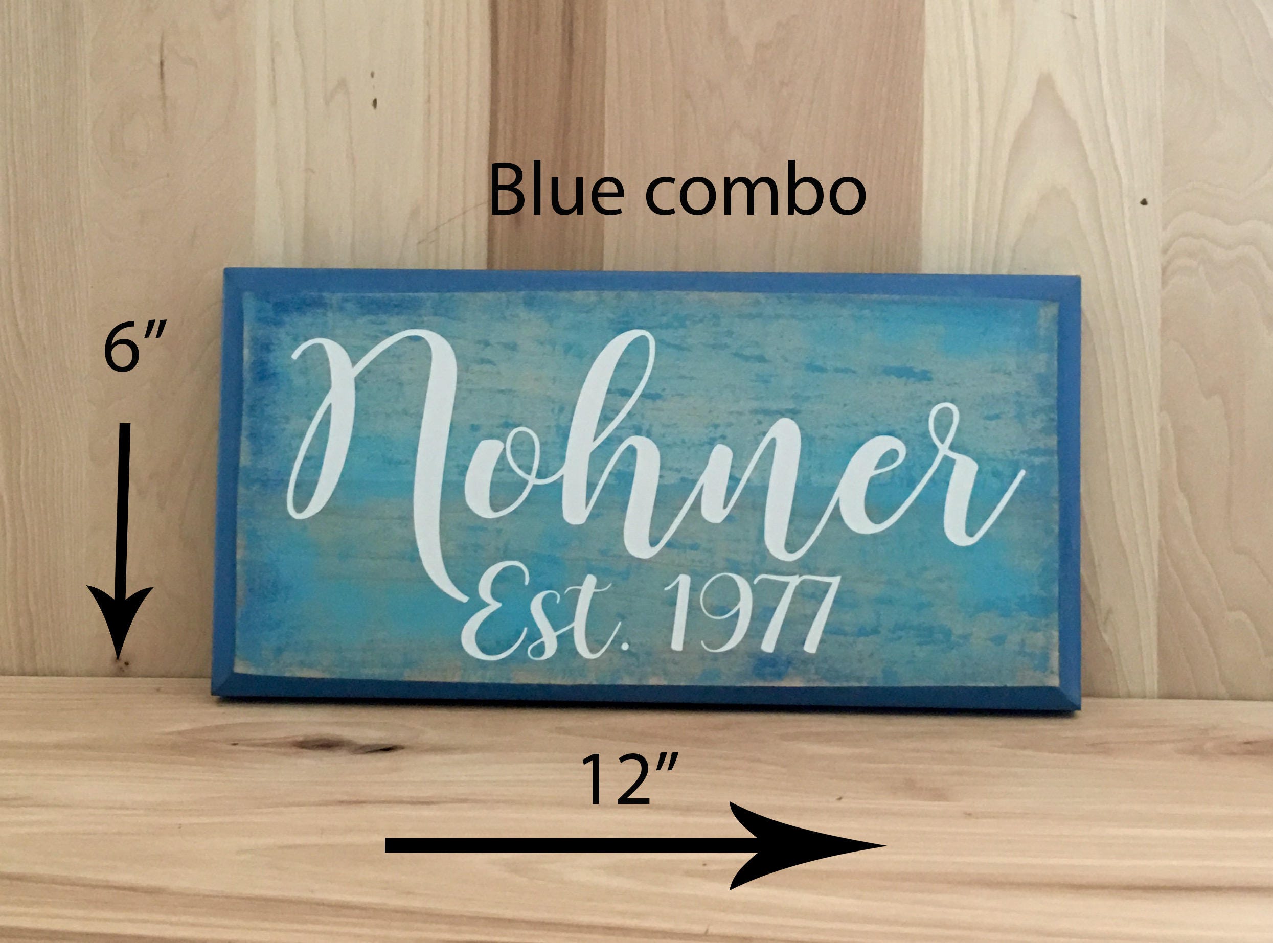 Family Established Sign, Last Name Sign, Wedding Gift, Wood Name Sign ...