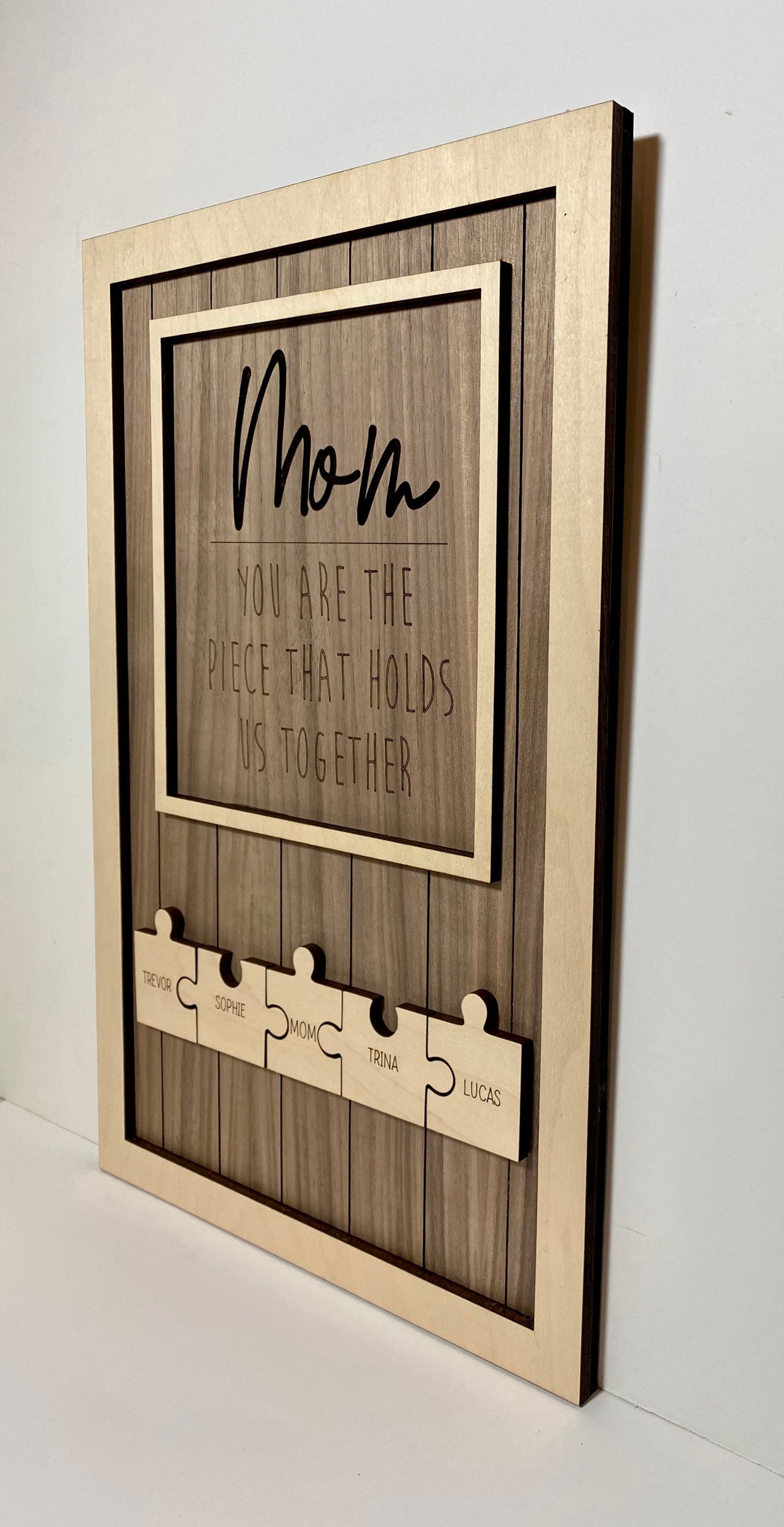 Personalized Mom Wood Sign Home Decor Gift for Mom | Etsy