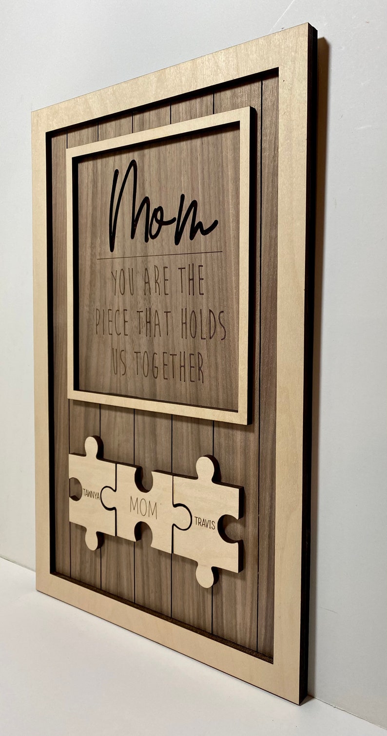 Personalized Mom Wood Sign Home Decor Gift for Mom | Etsy
