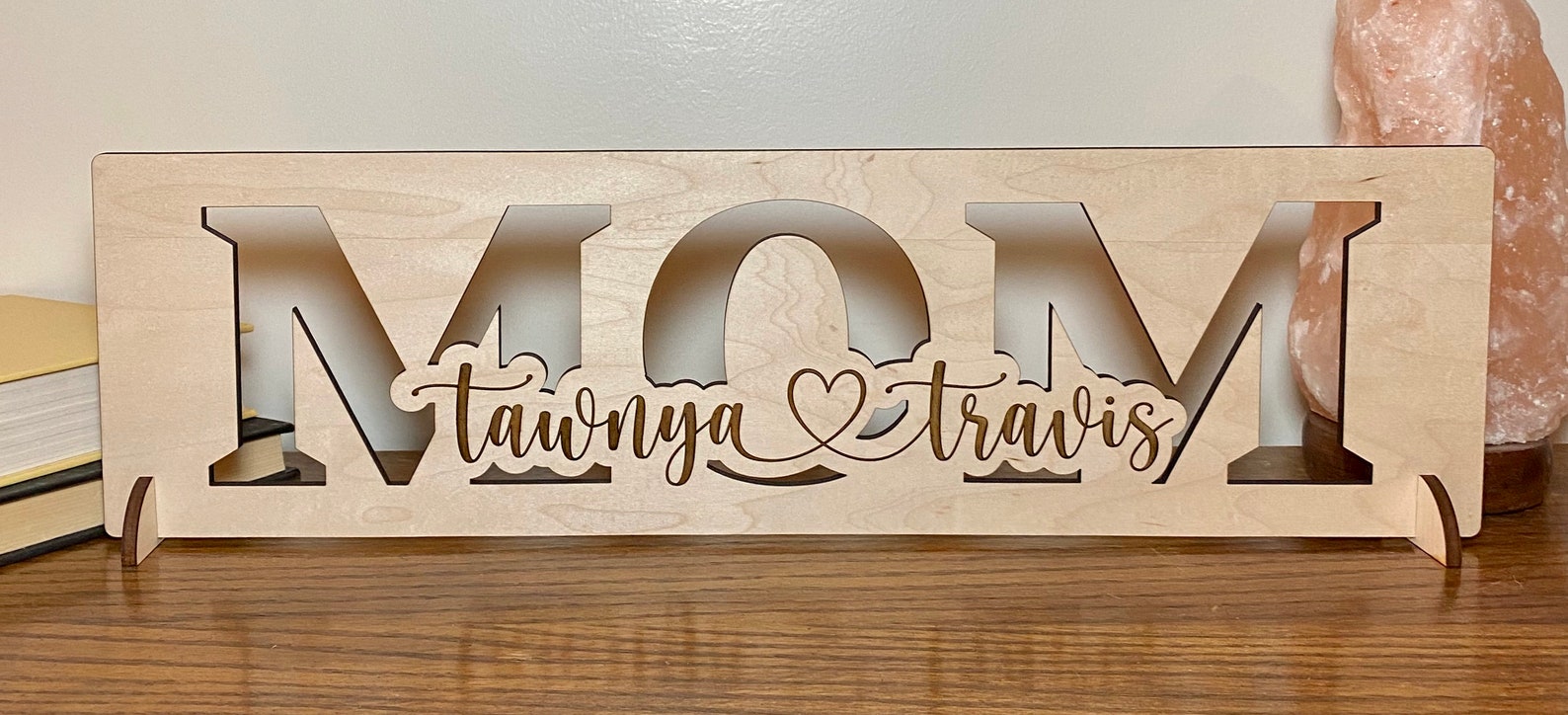Personalized Mom Wood Sign Home Decor Gift for Mother | Etsy