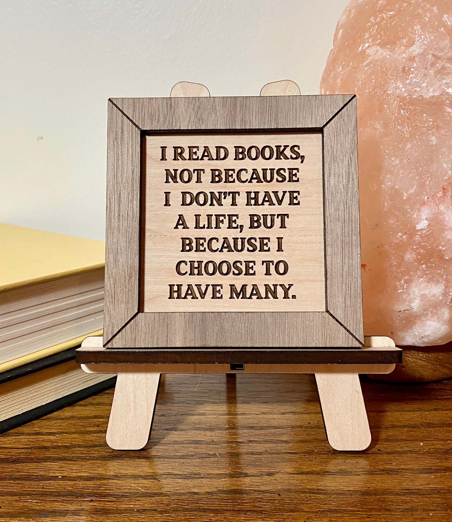 Reading Custom Wood Sign Wood Reading Sign Gift for Reader - Etsy