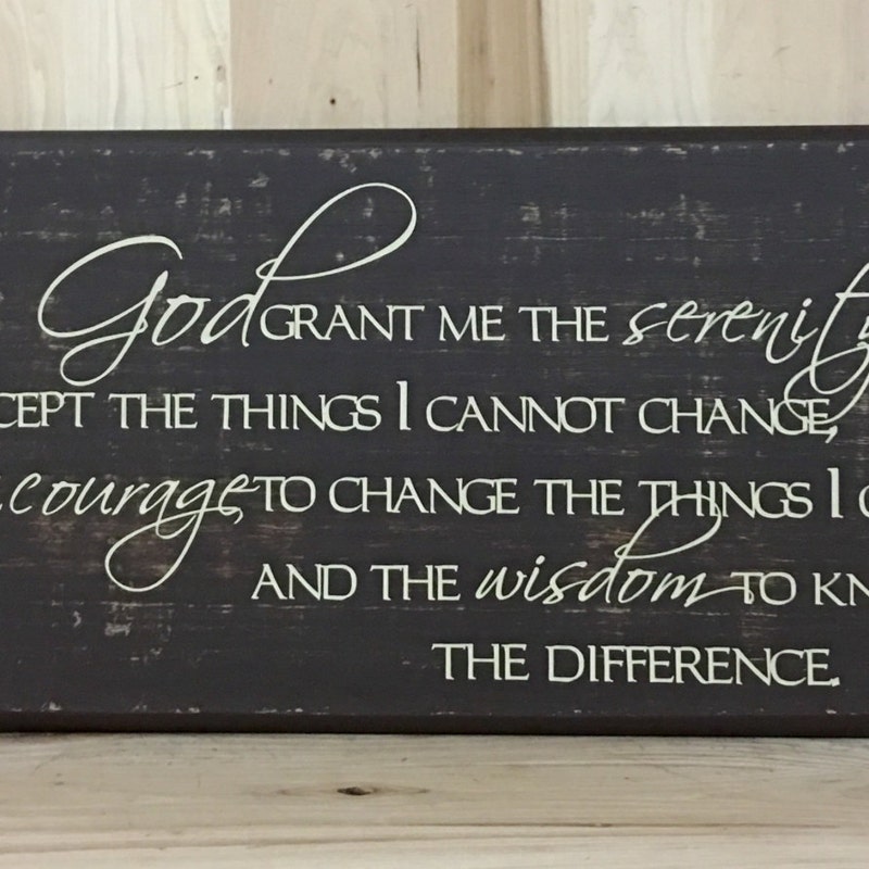 Serenity Sign - Etsy