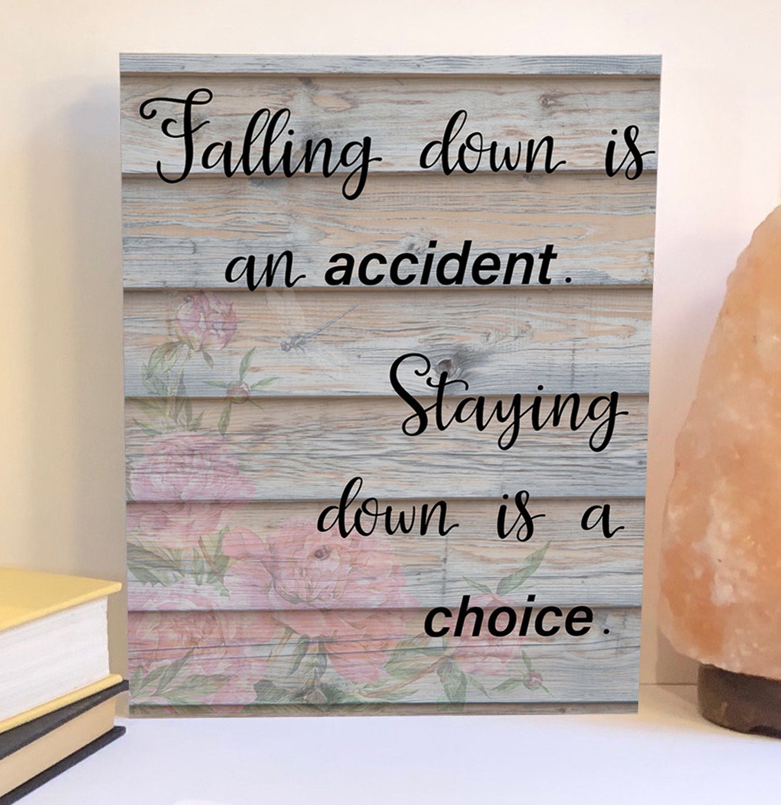 Motivational Wood Sign, Modern Wood Sign With Saying, Inspirational ...