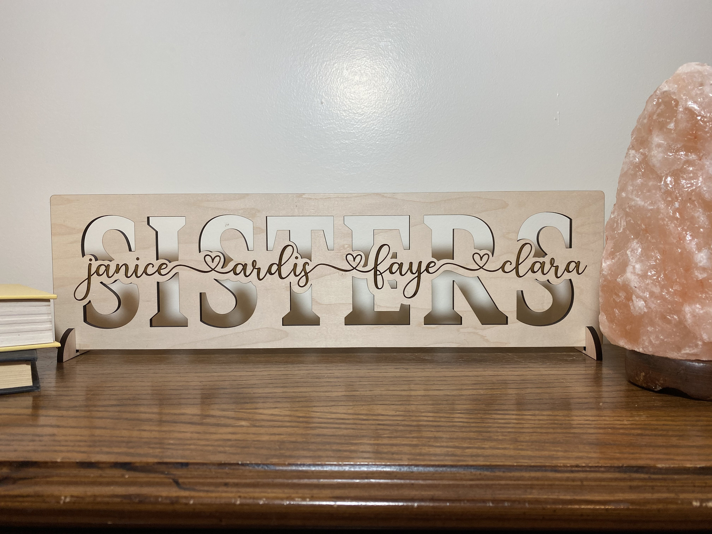 Personalized Sister Wood Sign Home Decor Gift for Sister - Etsy