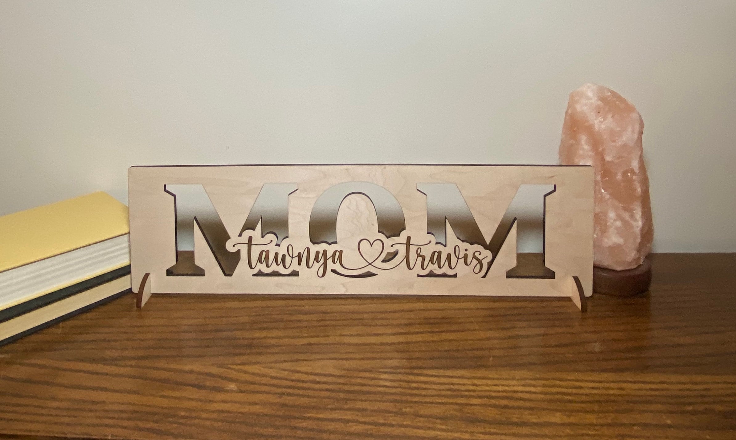 Personalized mom wood sign home decor gift for mother | Etsy