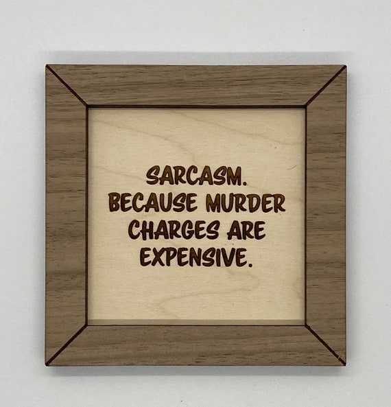 Funny Wood Sign Sarcasm Sign Sarcastic Wood Sign Funny | Etsy