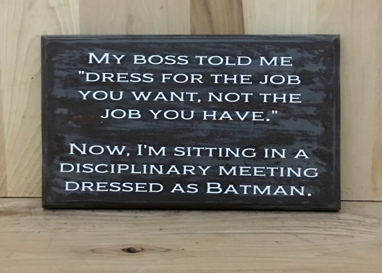Boss Custom Wood Sign Funny Sign Humorous Gift Funny Gift - Etsy