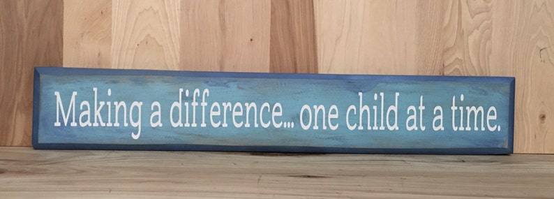 Making a Difference Wood Sign, Teacher Gift, Gifts for Teacher, Special ...