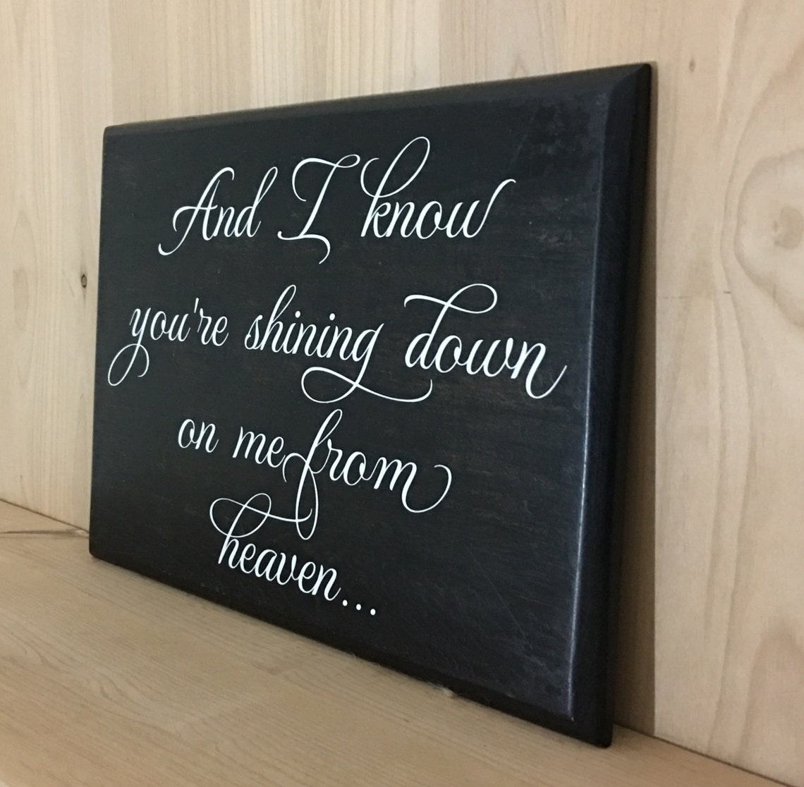 Memorial Sign Custom Wood Sign Memorial Gift Sympathy Gift | Etsy