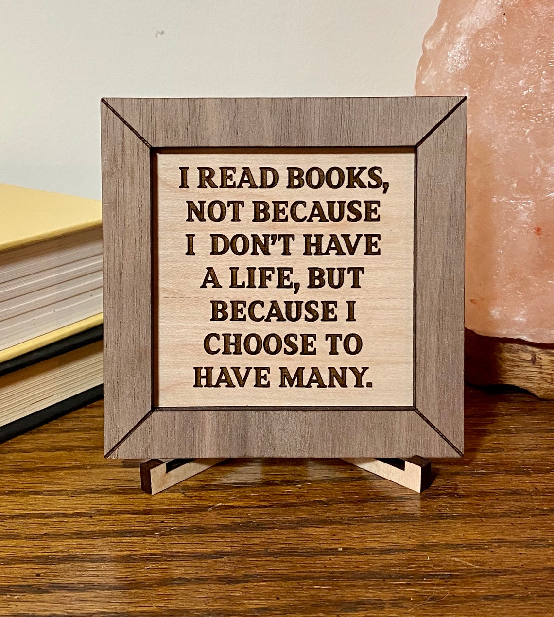 Reading Custom Wood Sign Wood Reading Sign Gift for Reader - Etsy