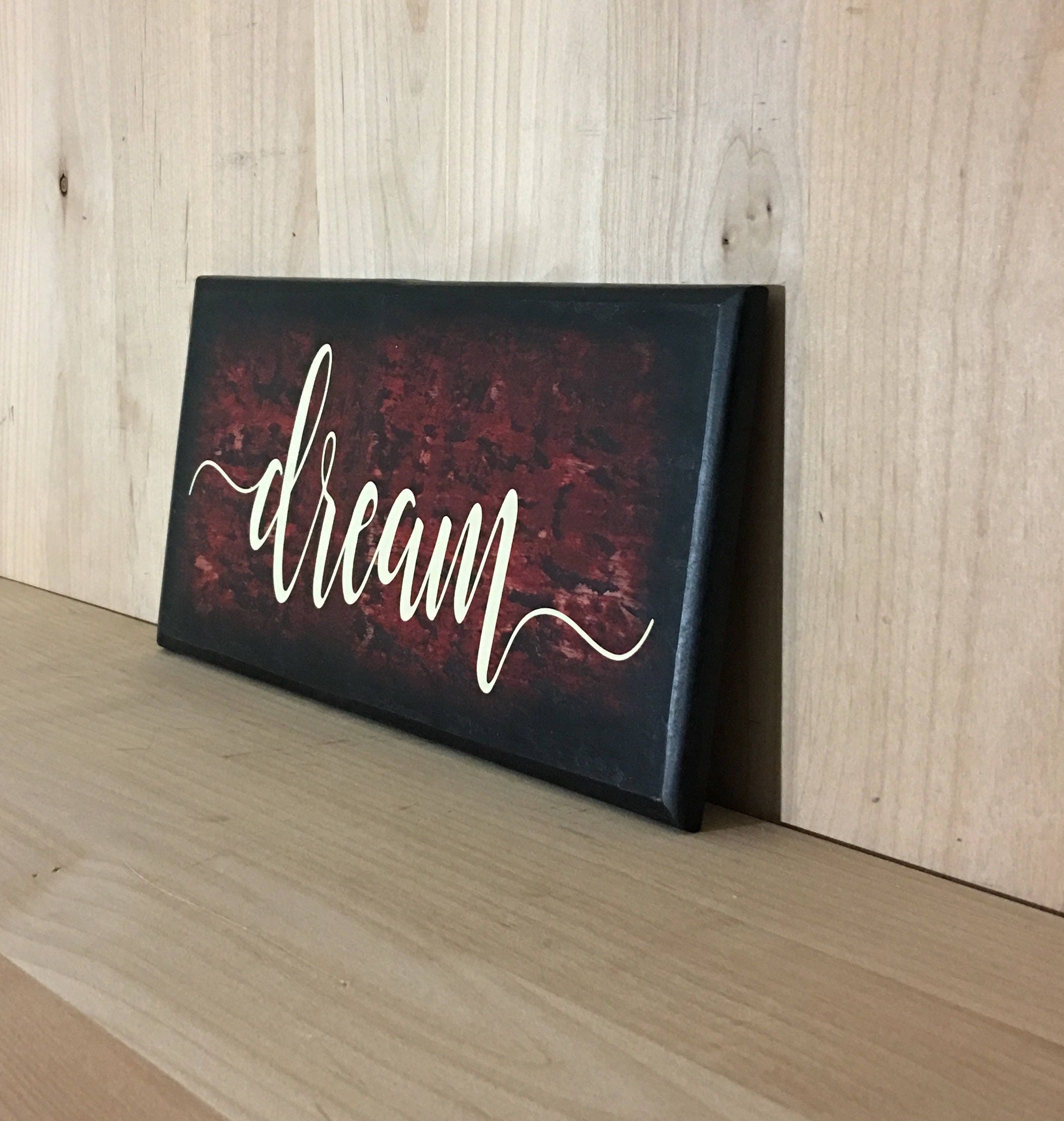 Dream Wood Sign Dream Wall Decor Dream Home Decor Wall Art - Etsy
