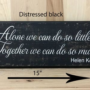 Hellen Keller Wood Sign Quote, Wood Sign With Saying, Inspirational ...