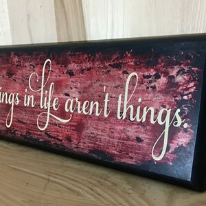 Best Things Wood Sign, Gift for Her, Life Lesson Wall Decor, Positive ...