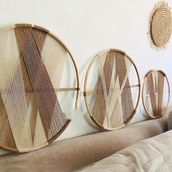 Round Wall Decor - Etsy