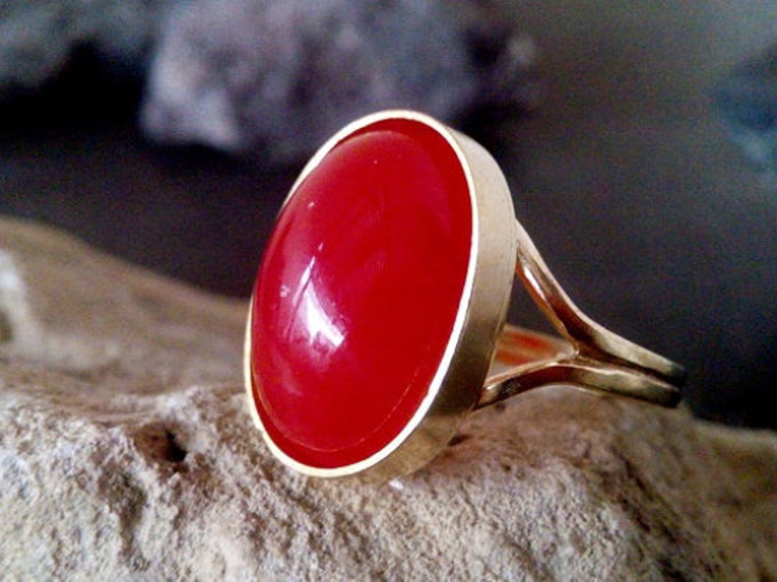 Silver Onyx Statement Ring Oval Onyx Ring Bold Ring Black - Etsy