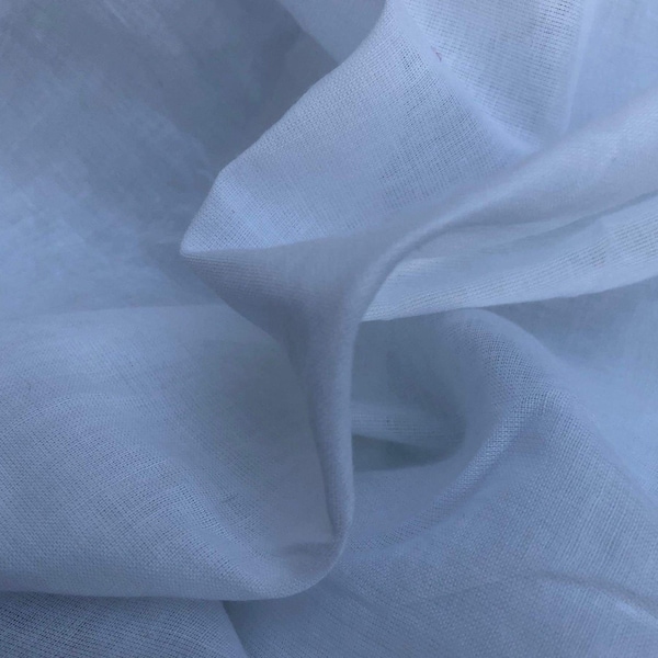 White Cotton Voile - Etsy