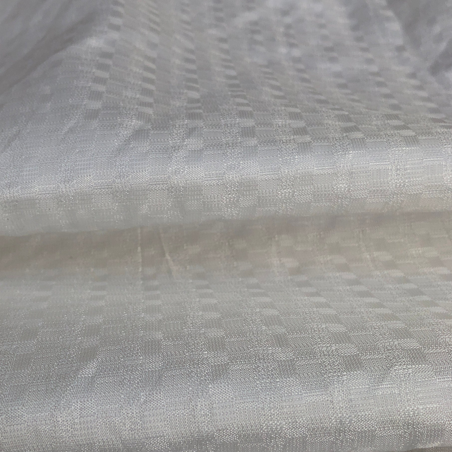 58 PFD Greige Goods 100% Rayon Bemberg Jacquard White | Etsy