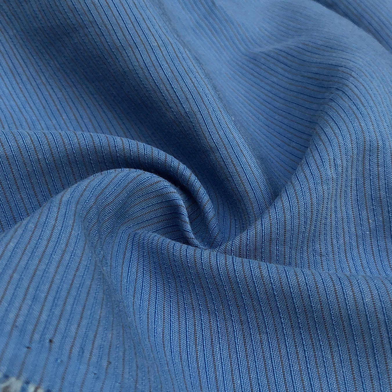 58 Tencel Lyocell And Cotton Striped Multicolor Rainbow Etsy