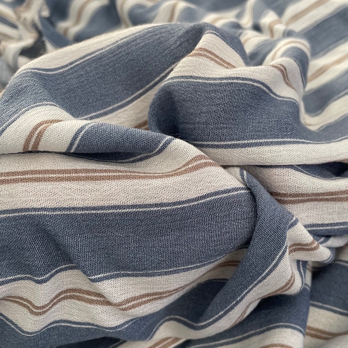 58 100% Cotton Pima Chambray Striped Blue Gold Light - Etsy 58 100% Cotton Pima Chambray Striped Blue Gold Light - Etsy