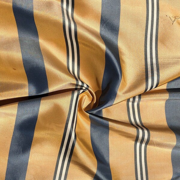 Stripe Silk Fabric - Etsy