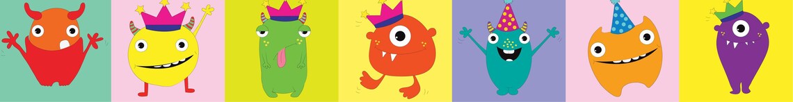 Cute Monsters, Printable Calendar, Kids Calendar 2025, Printable ...