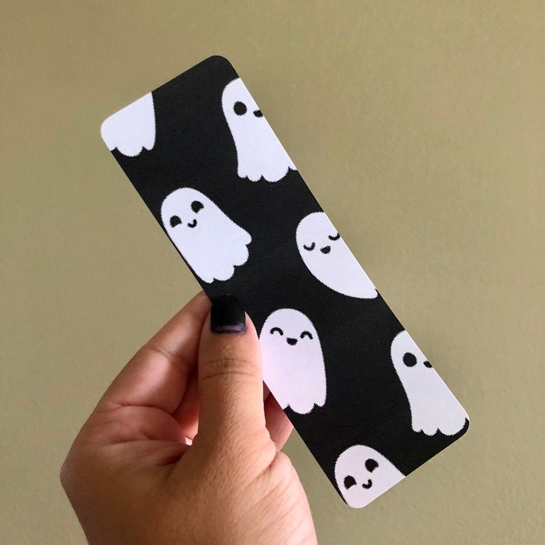 Adorable Ghost Bookmark, Halloween Theme, Spooky, Haunted House - Etsy