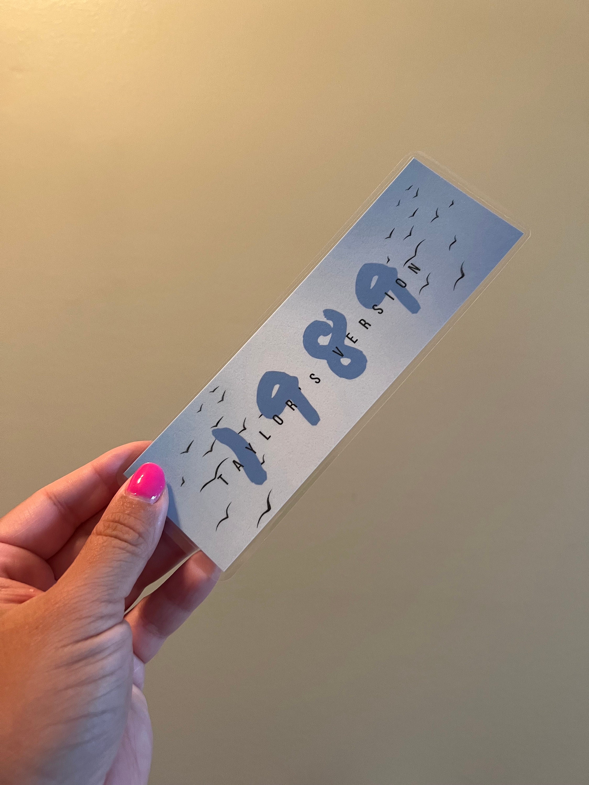 1989 Taylors Version, Taylor Swift Bookmark, Bookish Swiftie ...