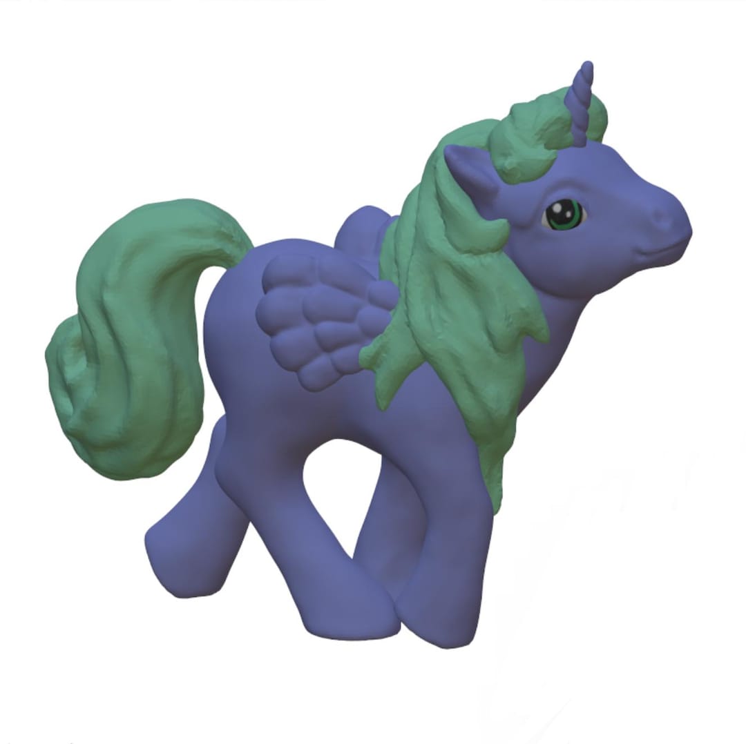 My Little Pony Posey 3D STL File Set G1 MLP - Etsy