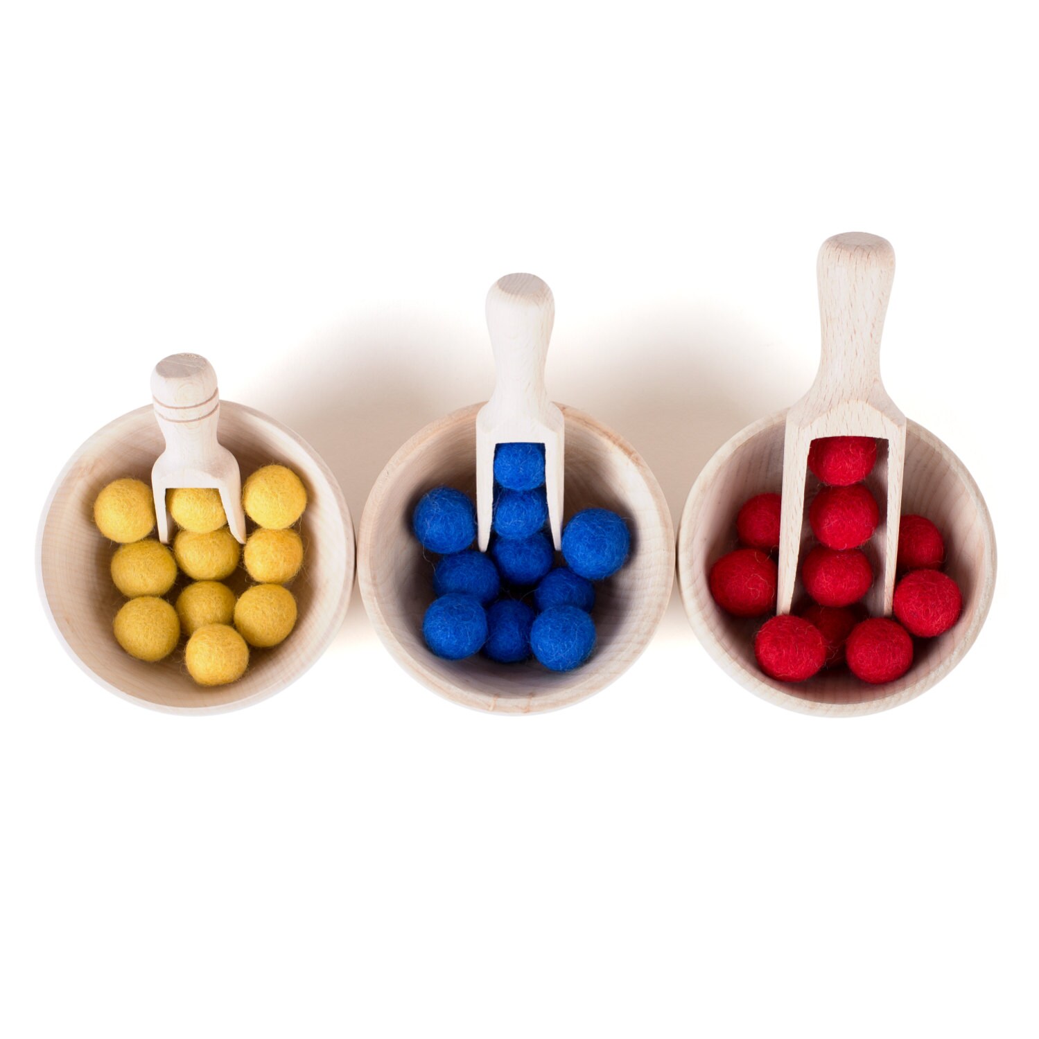 Primary Colours Sorting Set - Montessori Educational Mathematical Toy ...