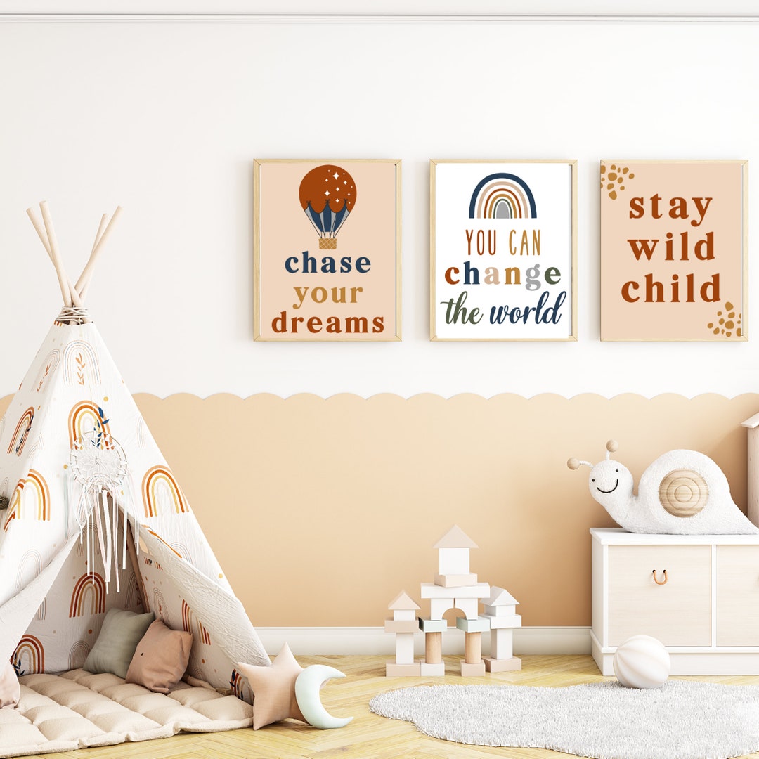 Boho Adventure Trio,set of 3 Boys Room Prints ,digital Download,tribal ...