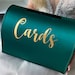 Card Box Emerald Green Wedding, Wedding Box Emerald Wedding, Сard Box ...