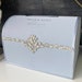 Wedding Box Dusty Blue Wedding, Personalized Card Box, Card Box for ...