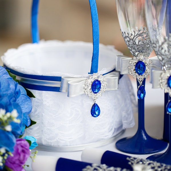 Royal Blue Basket - Etsy